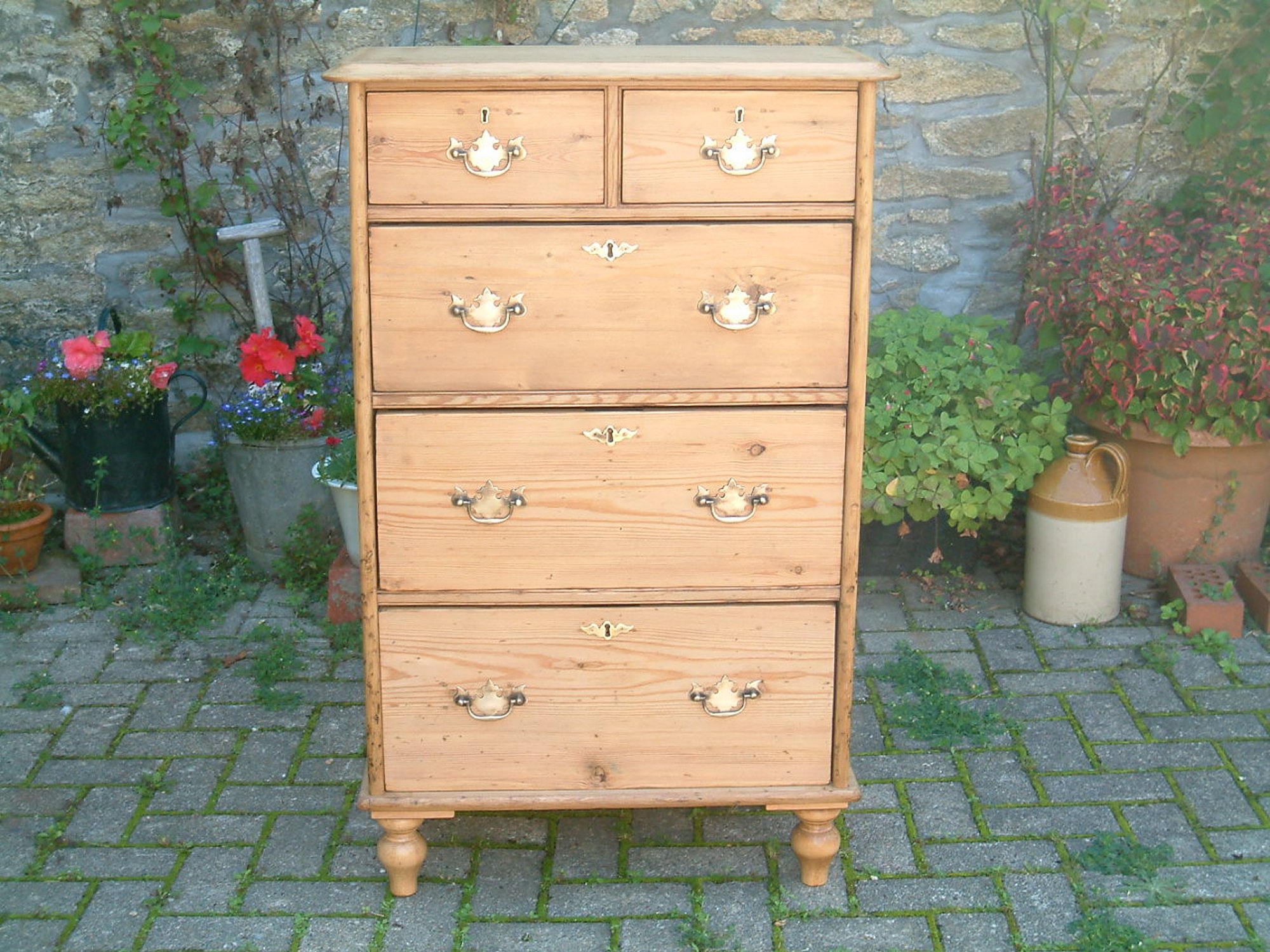 Victorian Pine 5 Drawer Chest – S & H Antique Pine Furniture